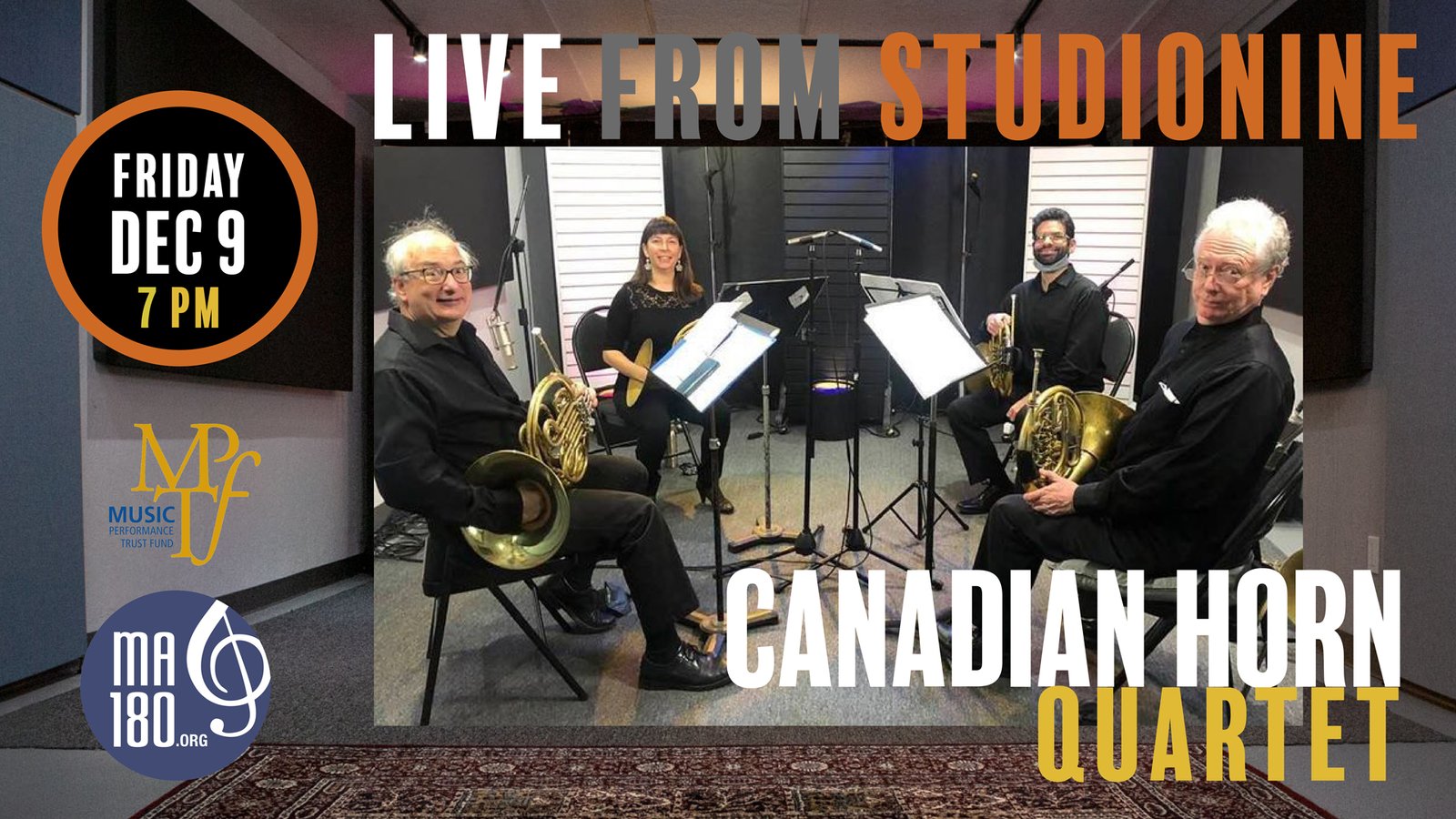 Christmas Horn Quartet Live Stream - Guy Edrington